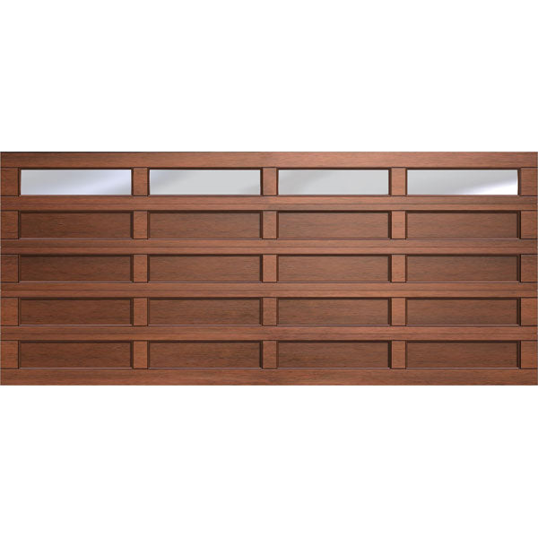 20 Panel G4 Polycarb Double Wooden Garage Door – STEP Building Supplies