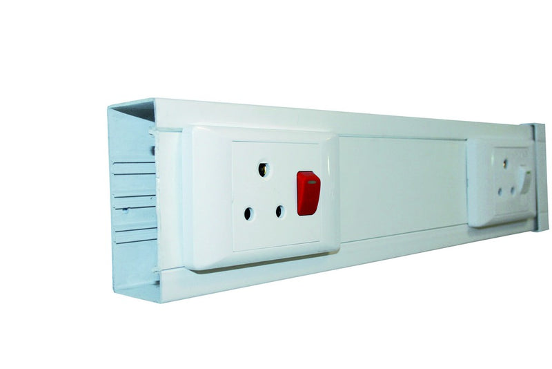 110X50 Single Compartment Power Skirting /2M – STEP Building Supplies