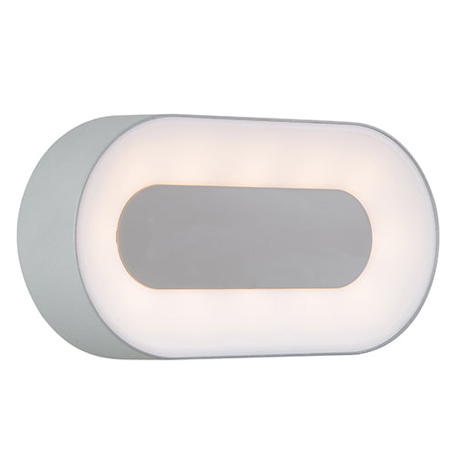 Ublo LED Oval Ceiling/Wall Light Silver 8w – STEP Building Supplies