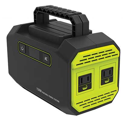 150W Modified SINE Wave PORTABLE BACK-UP KIT C/W 162WH LITH. BATT ...