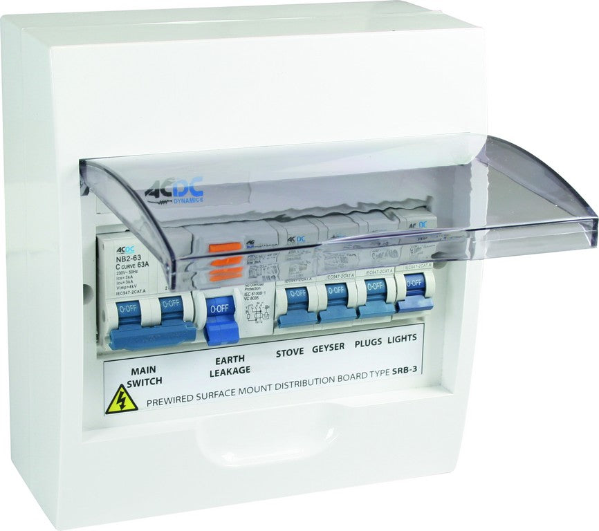 Surface White Din Db 8-Way Pre-Wired – STEP Building Supplies